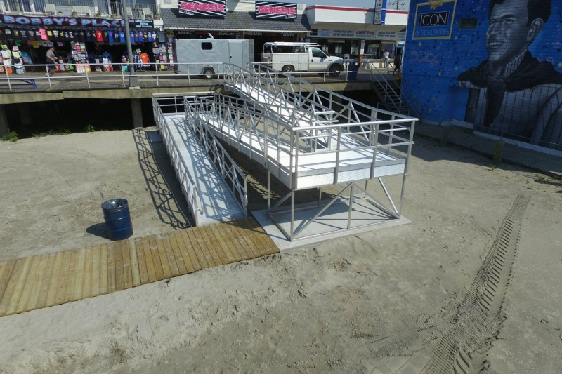 Wildwood Boardwalk Ramp – Bluewater Welding & Fabrication