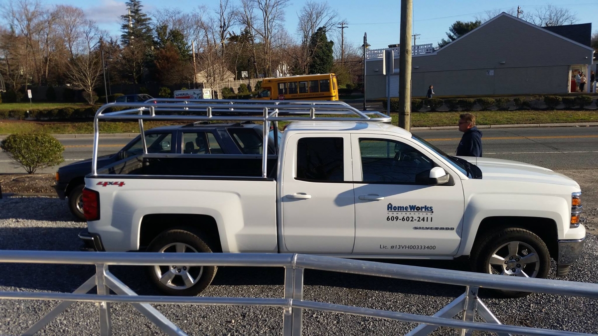 Chevy Silverado Crew Cab Short Bed Aluminum Ladder Rack – Bluewater ...
